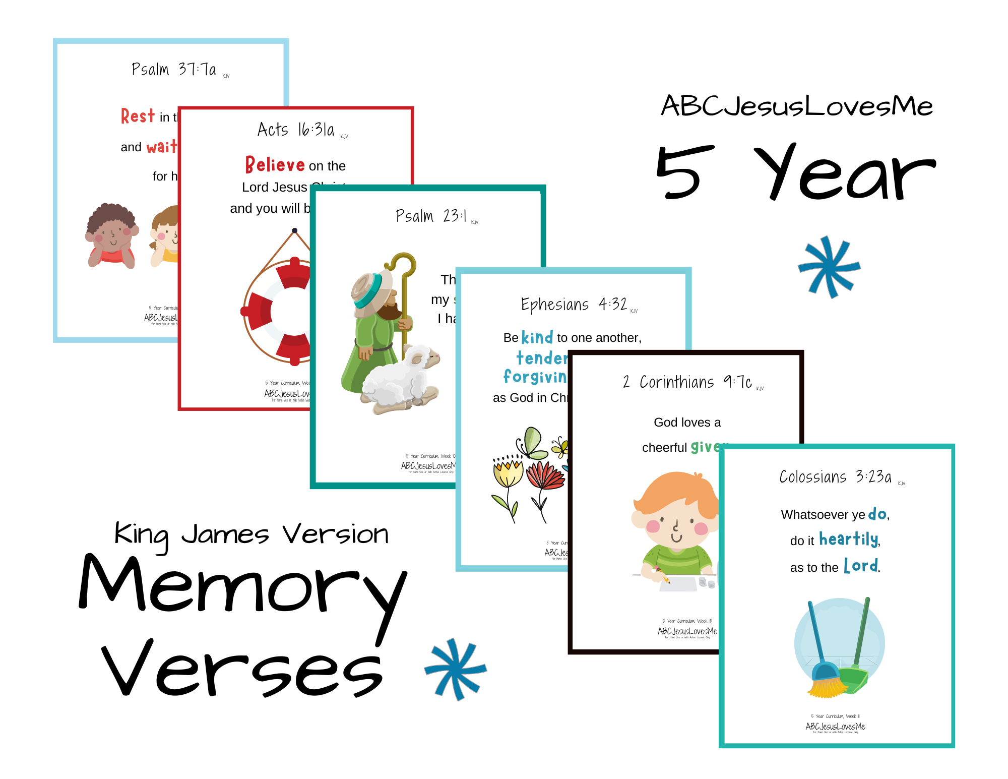 Memory Verse Packets | ABCJesusLovesMe