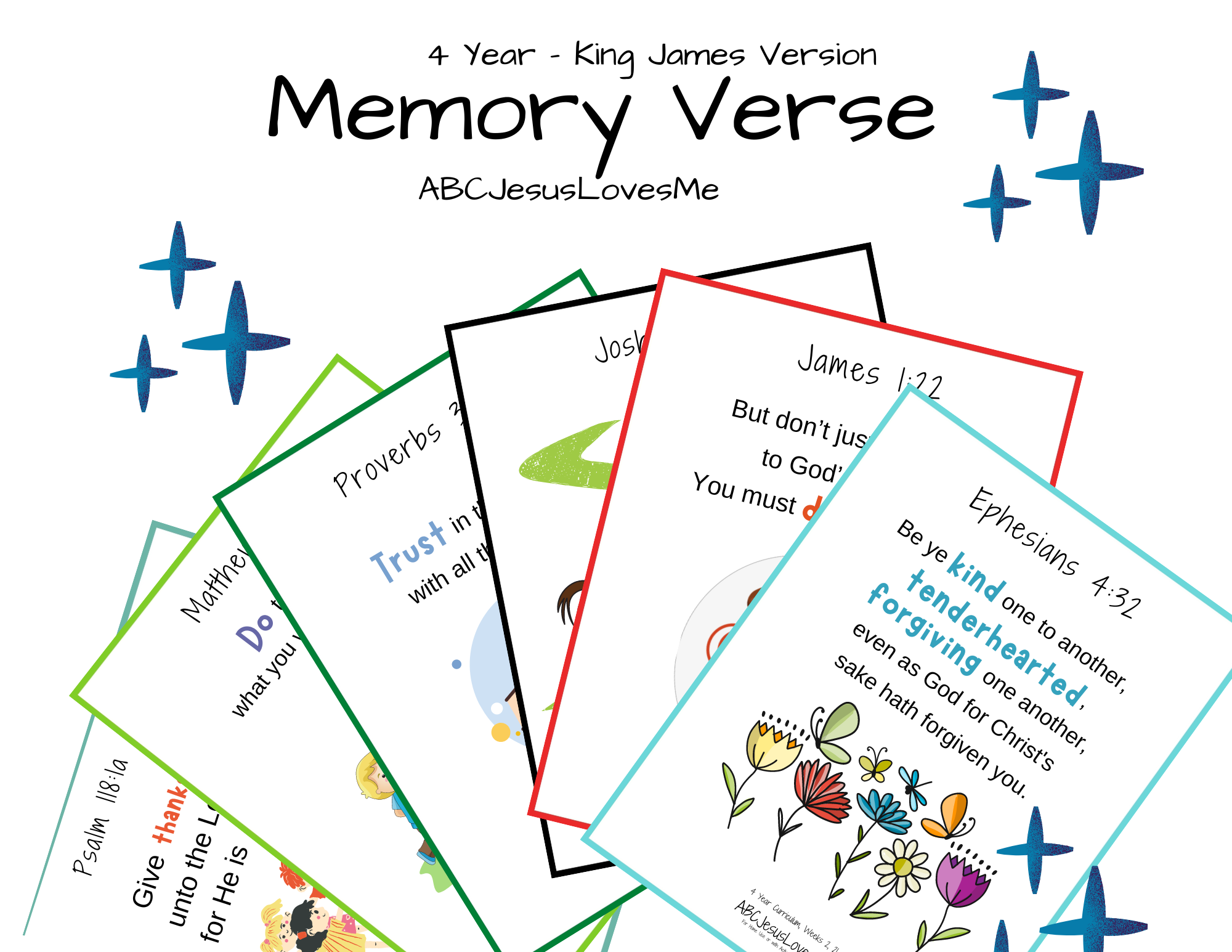 Memory Verse Packets | ABCJesusLovesMe